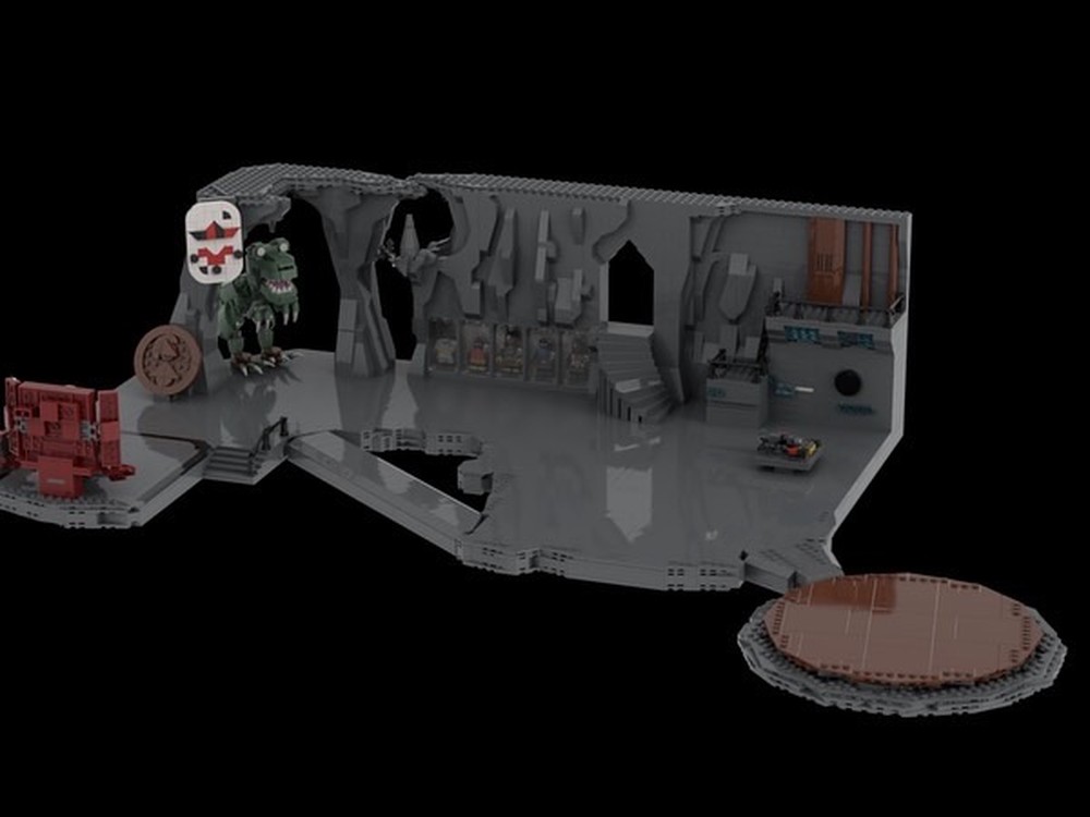 LEGO MOC Batcave Suit Display and Entrance BTAS The Animated Series by ...