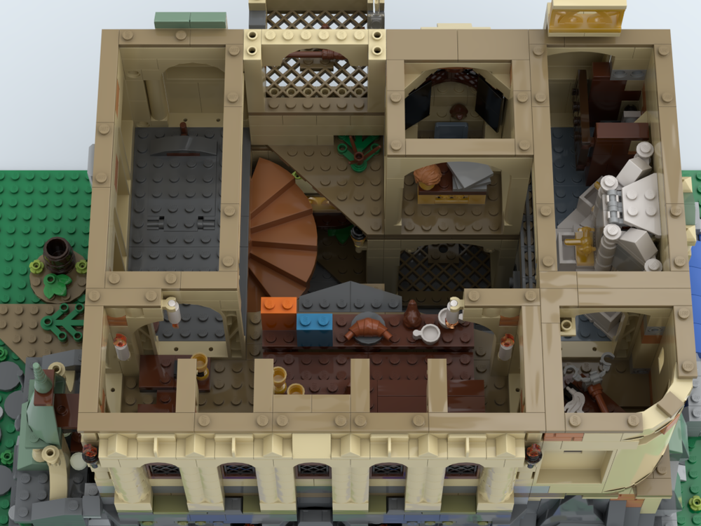 Lego Moc Hp Castle Platform By Brick Artisan Rebrickable Build With
