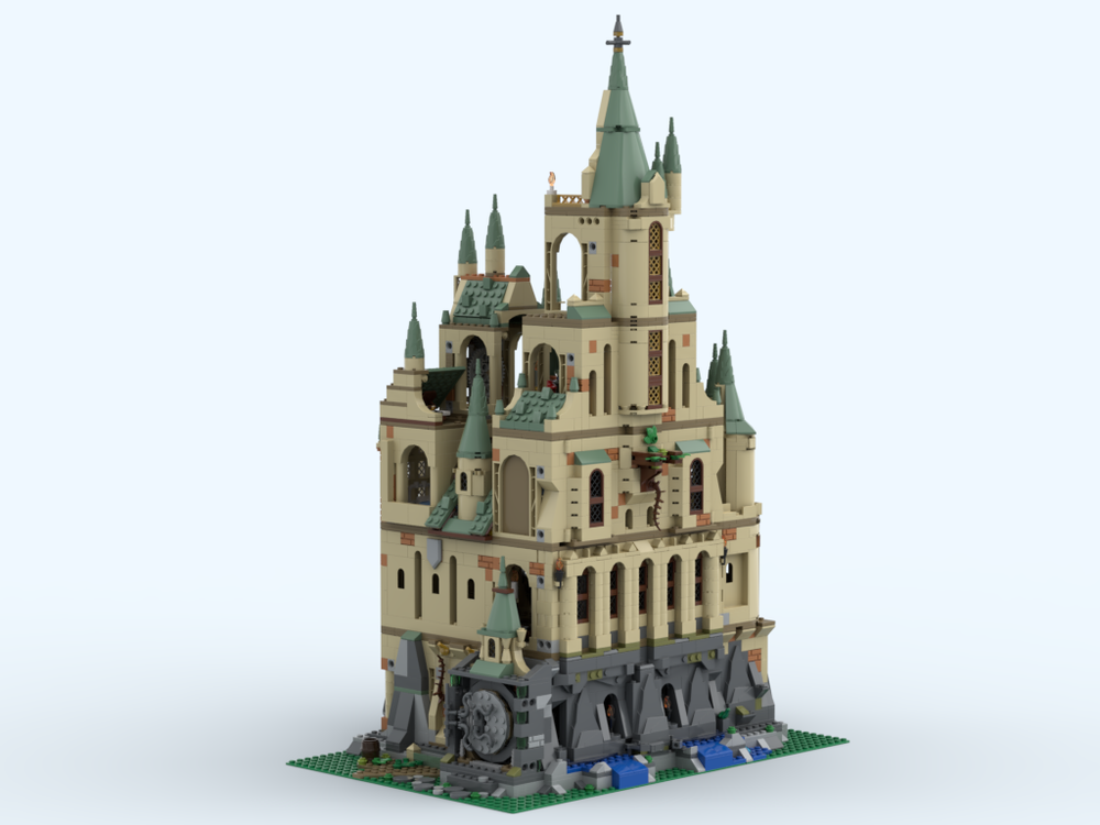 Lego Moc Hp Castle Platform By Brick Artisan Rebrickable Build With