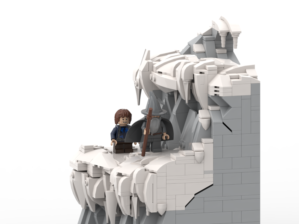 Lego Moc Caradhras Mines Of Moria By Wblegocreations Rebrickable