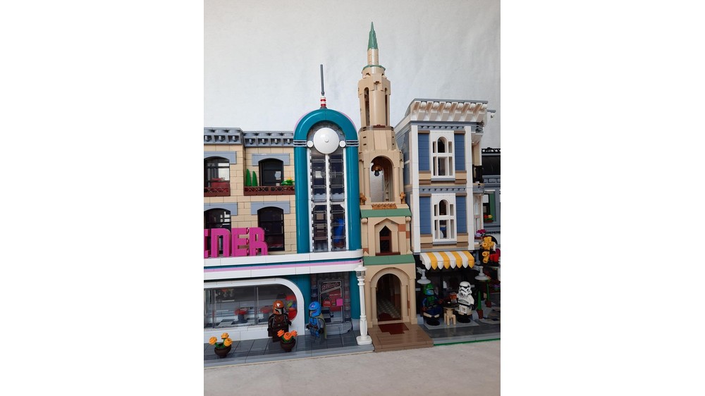 LEGO MOC Bevelled Bells Tower by Crimson Coronet | Rebrickable - Build ...