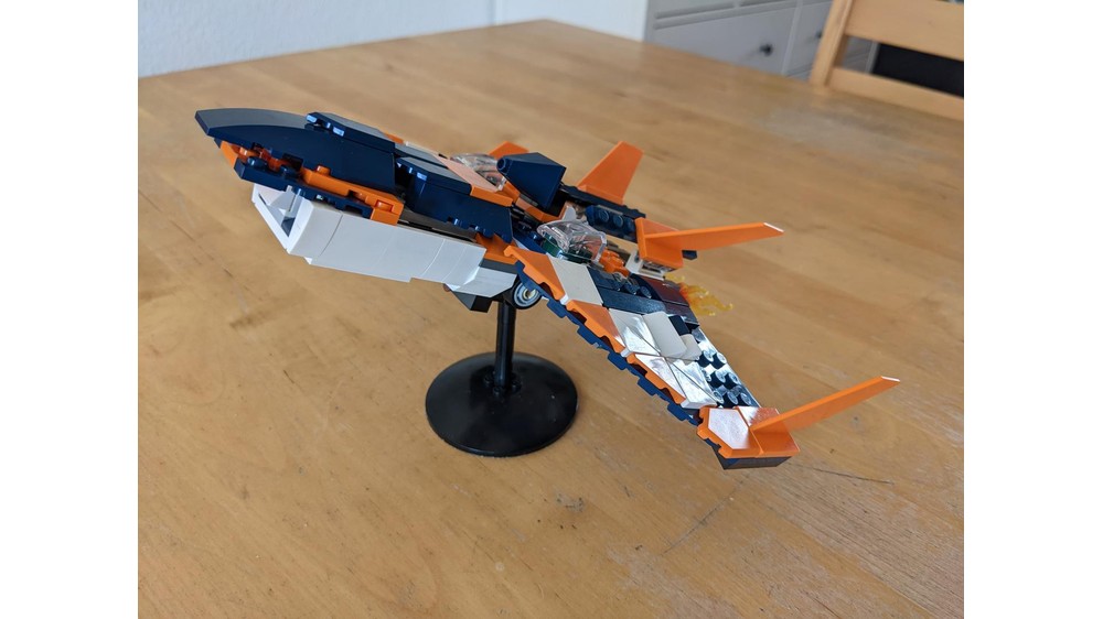 Lego Moc Stealth Jet By Michib Rebrickable Build With Lego