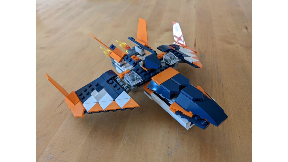 Lego Moc Stealth Jet By Michib Rebrickable Build With Lego