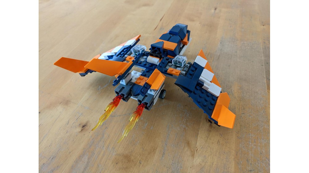 Lego Moc Stealth Jet By Michib Rebrickable Build With Lego