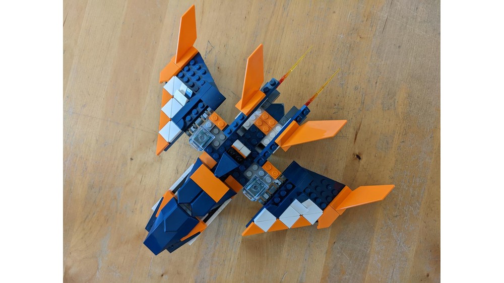 Lego Moc Stealth Jet By Michib Rebrickable Build With Lego