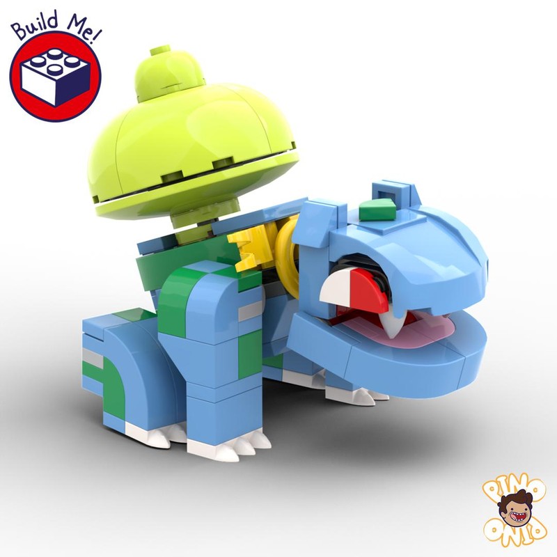 LEGO MOC Bulbasaur by pino_creations | Rebrickable - Build with LEGO
