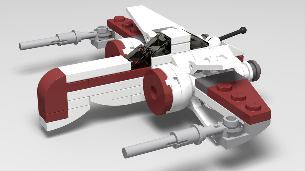 LEGO MOC Micro ARC-170 by ckakka2 | Rebrickable - Build with LEGO