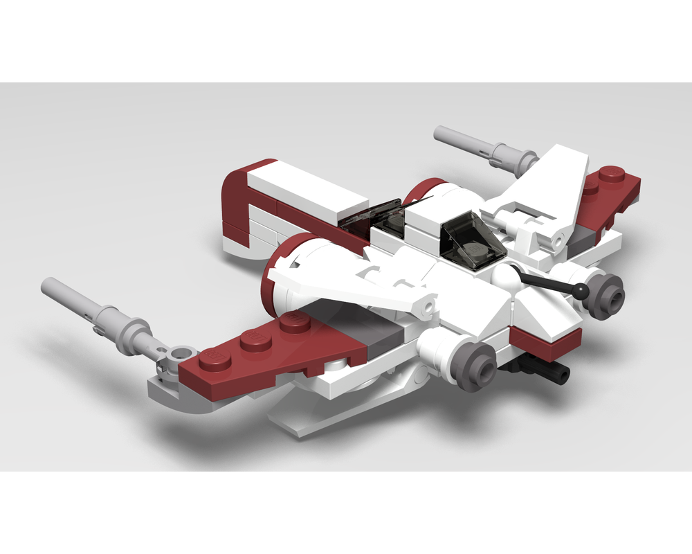 LEGO MOC Micro ARC-170 by ckakka2 | Rebrickable - Build with LEGO