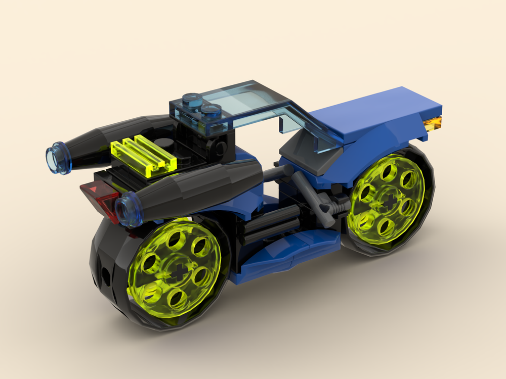 LEGO MOC Futuristic jet bike by aquir | Rebrickable - Build with LEGO