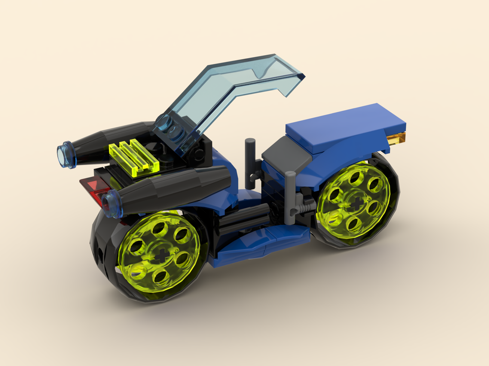 LEGO MOC Futuristic jet bike by aquir | Rebrickable - Build with LEGO