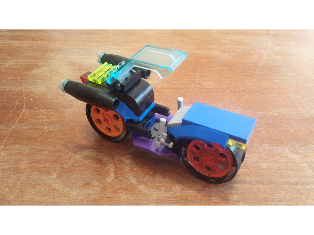 LEGO MOC Futuristic jet bike by aquir | Rebrickable - Build with LEGO