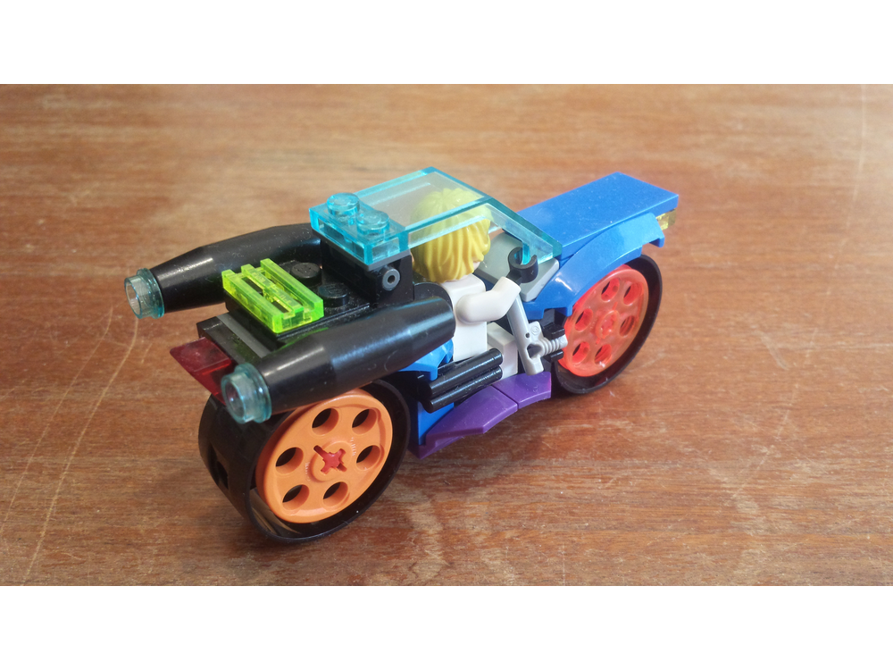LEGO MOC Futuristic jet bike by aquir | Rebrickable - Build with LEGO