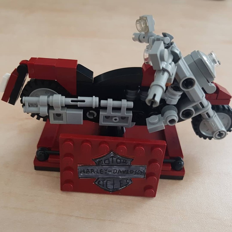 LEGO MOC Mini Harley Davidson bike by T.G.L.C. | Rebrickable - Build ...