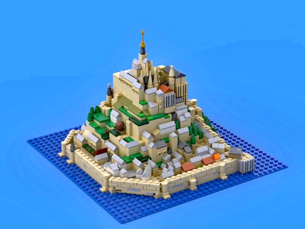 LEGO MOC LE MONT SAINT MICHEL by altester | Rebrickable - Build with LEGO