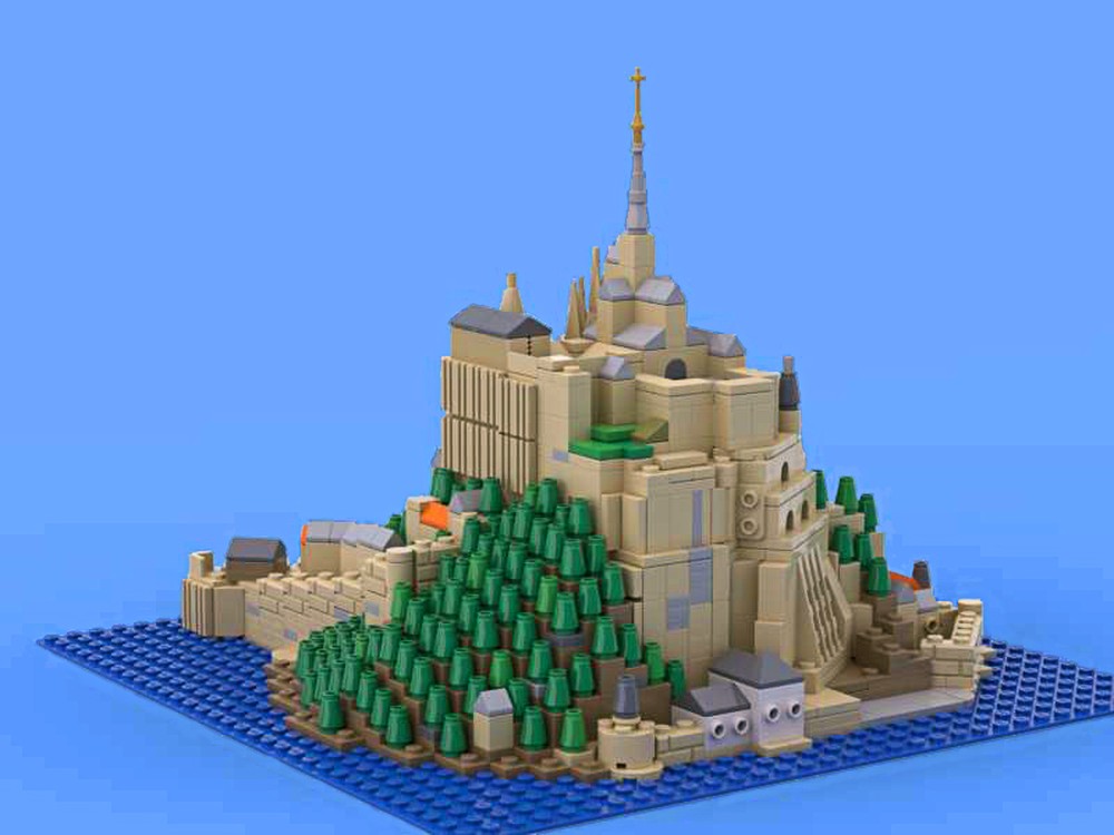 LEGO MOC LE MONT SAINT MICHEL by altester | Rebrickable - Build with LEGO