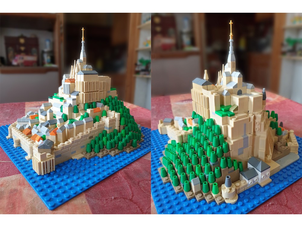 LEGO MOC LE MONT SAINT MICHEL by altester | Rebrickable - Build with LEGO