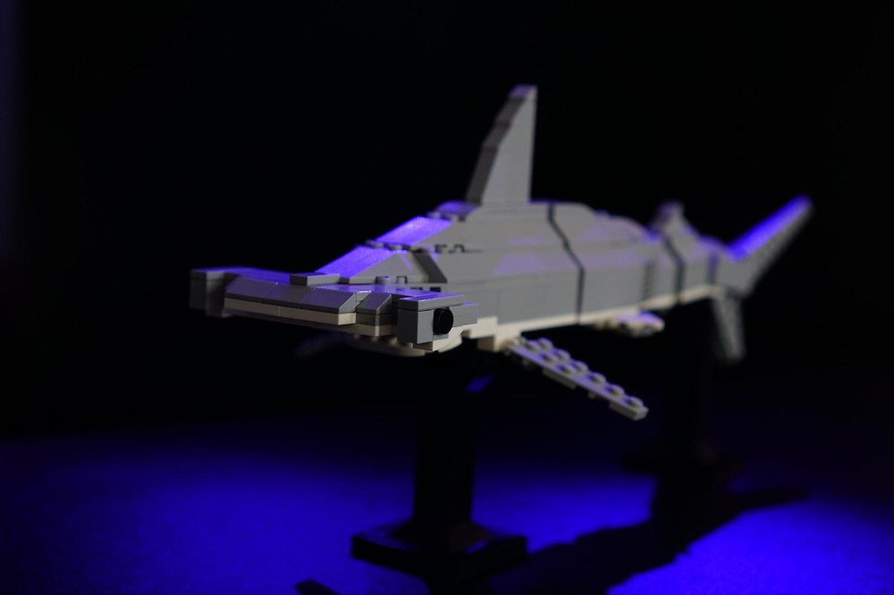 LEGO MOC Hammerhead shark by Tsayck | Rebrickable - Build with LEGO
