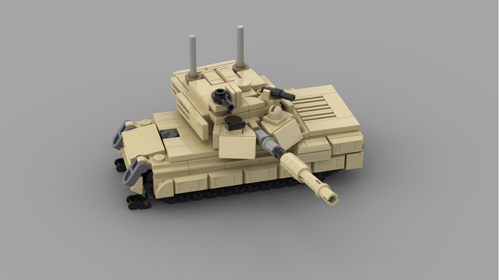 LEGO MOC M1 Abrams Main Battle Tank 1/72 by FlowerHUA | Rebrickable ...