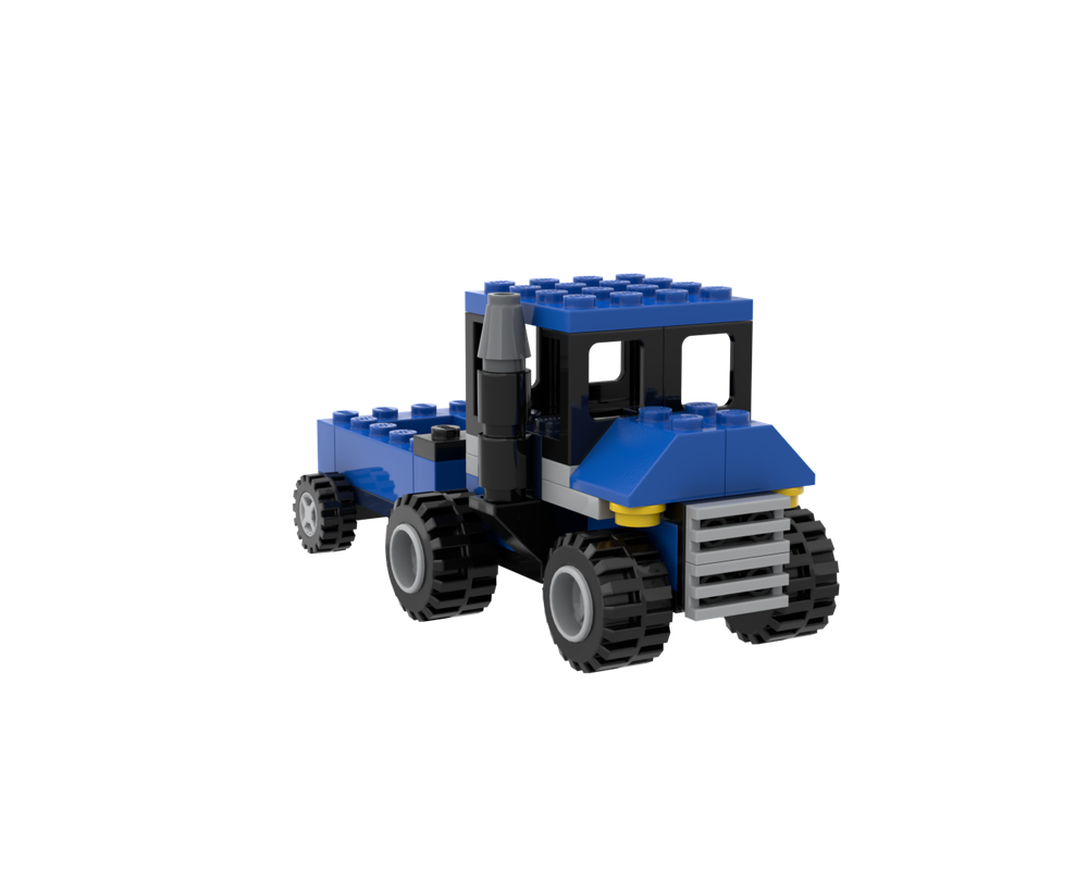 LEGO MOC 10696: Tractor with Trailer by BrickAlchemist | Rebrickable ...