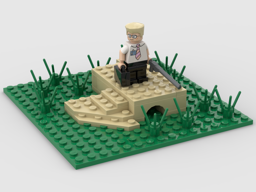 Lego Moc Falling Down By Astrofabius Rebrickable Build With Lego