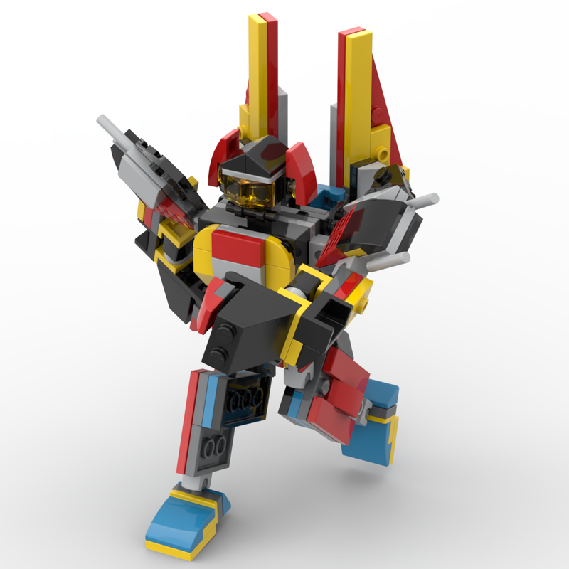 LEGO MOC Boxer Mech by kin9000 | Rebrickable - Build with LEGO