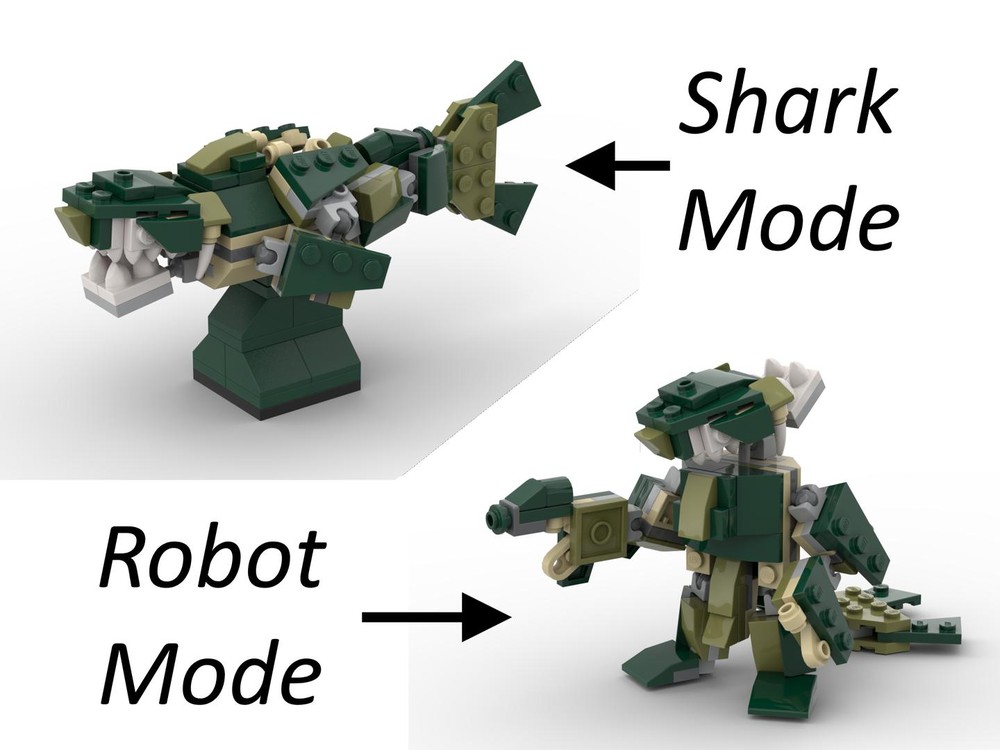 LEGO MOC Shark Transformer (31121 Alternate Build) by MrTarproman ...