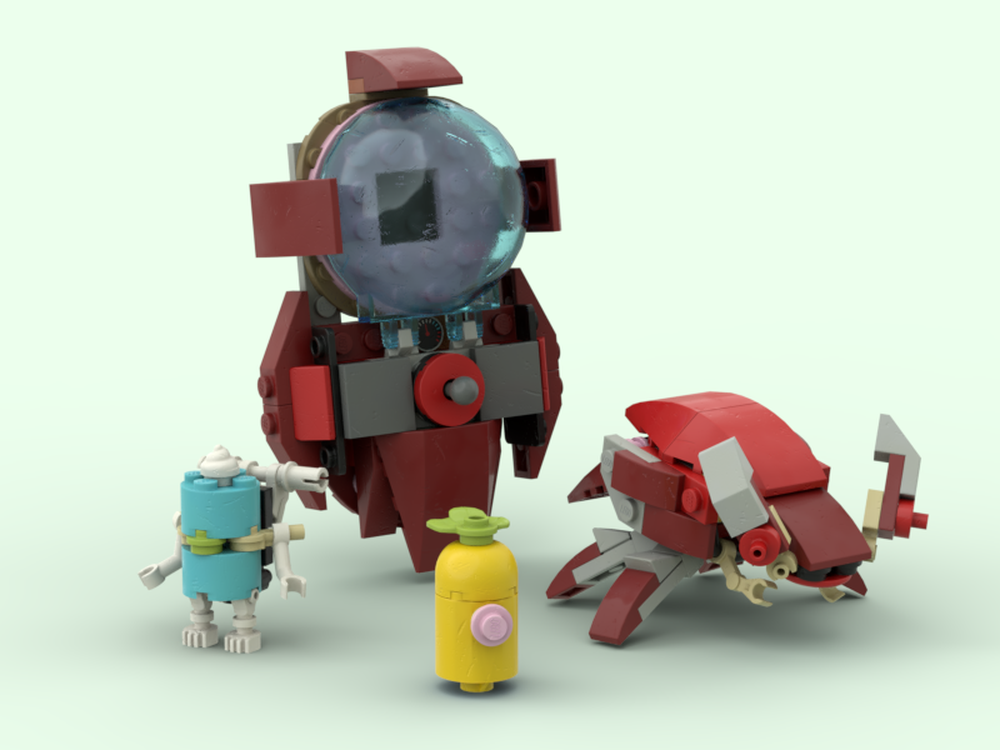 LEGO MOC 31130: Beck's Digimon (Digivice, Kabumon, Gakuseimon, Mushimon ...