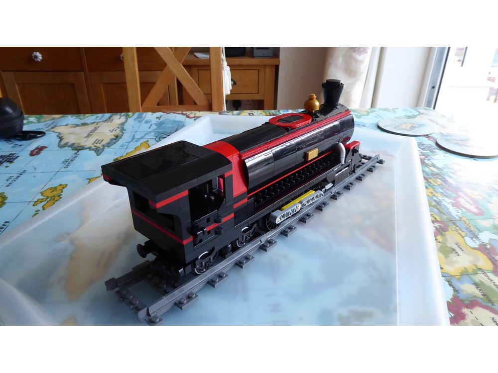 Lego Moc 2 6 4 Steam Locomotive By Stormy Rebrickable Build With Lego