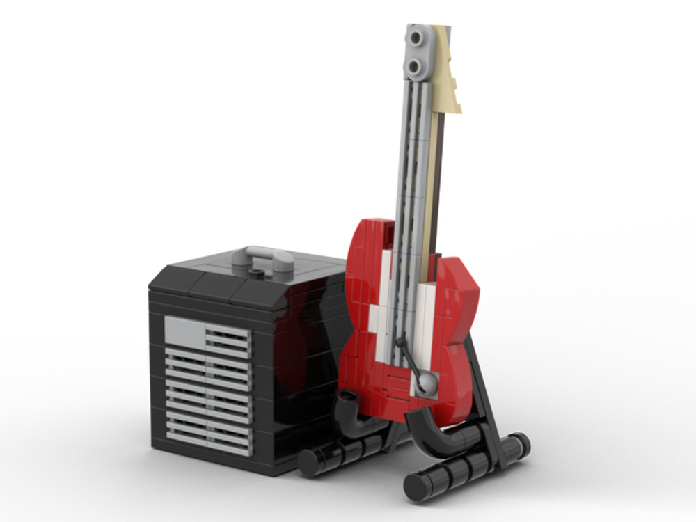 LEGO MOC Fender Stratocaster by Argatu Ioan | Rebrickable - Build with LEGO
