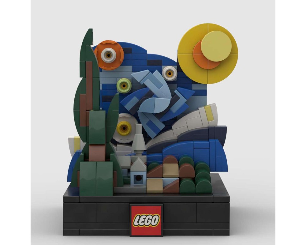 LEGO MOC The Mini Starry Night by uminuo | Rebrickable - Build with LEGO