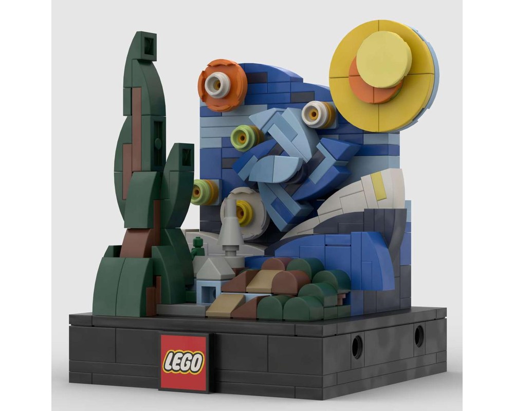 LEGO MOC The Mini Starry Night by uminuo | Rebrickable - Build with LEGO