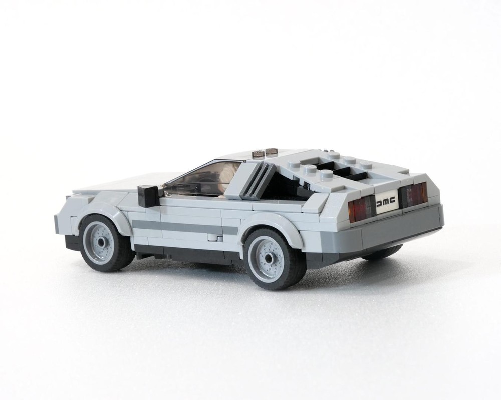 Lego Moc Delorean Dmc 12 By Firefabric Rebrickable Build With Lego