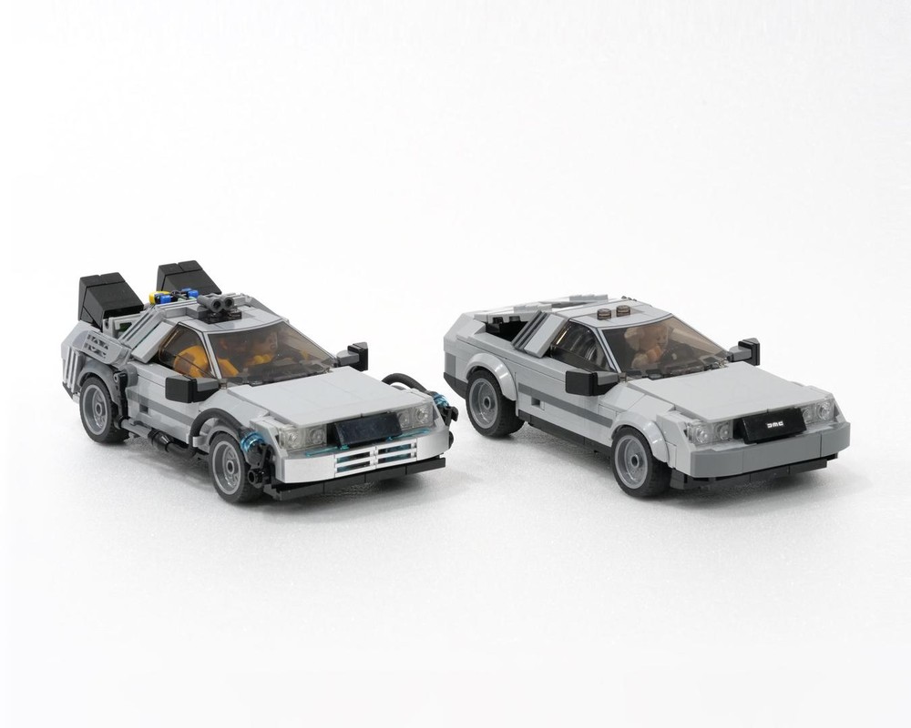Lego Moc Delorean Dmc 12 By Firefabric Rebrickable Build With Lego