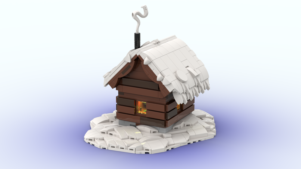 LEGO MOC Small Winter Cottage by legoalfactotum | Rebrickable - Build ...