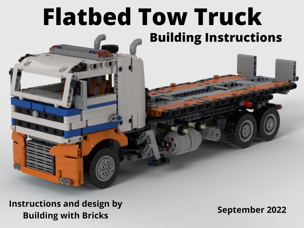 Lego Moc Flatbed Truck By Building With Bricks Rebrickable Build