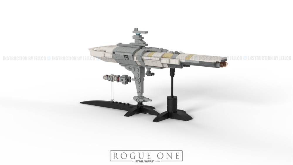 LEGO MOC Micro Size MC-75 star cruisor "Profundity" RENEWAL by jellco ...