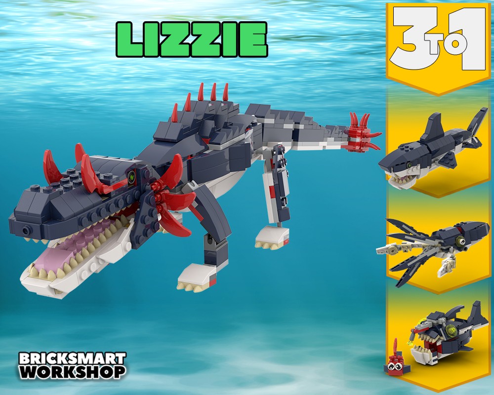 LEGO MOC Lizzie 31088 3 to 1 by bricksmartworkshop | Rebrickable ...