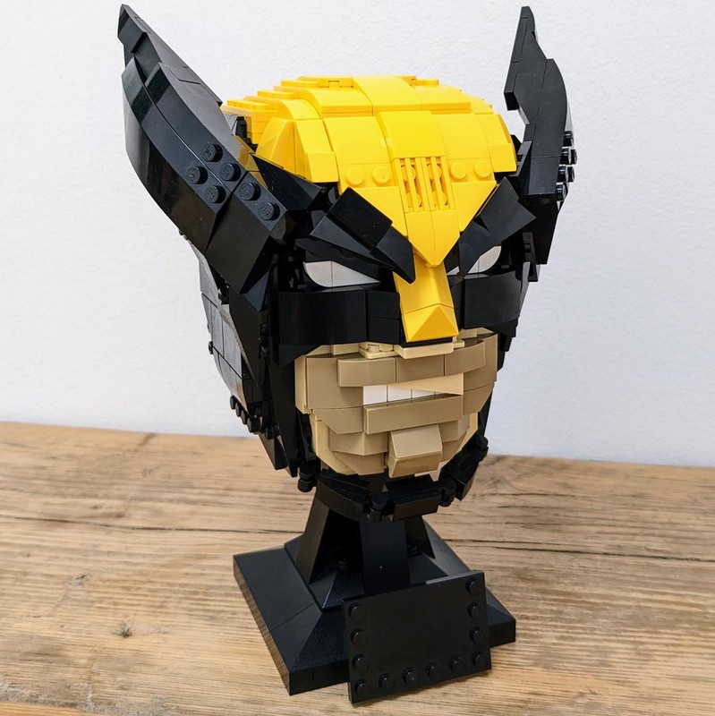 LEGO MOC Lego Wolverine Mask by glenn_tanner55 | Rebrickable - Build ...