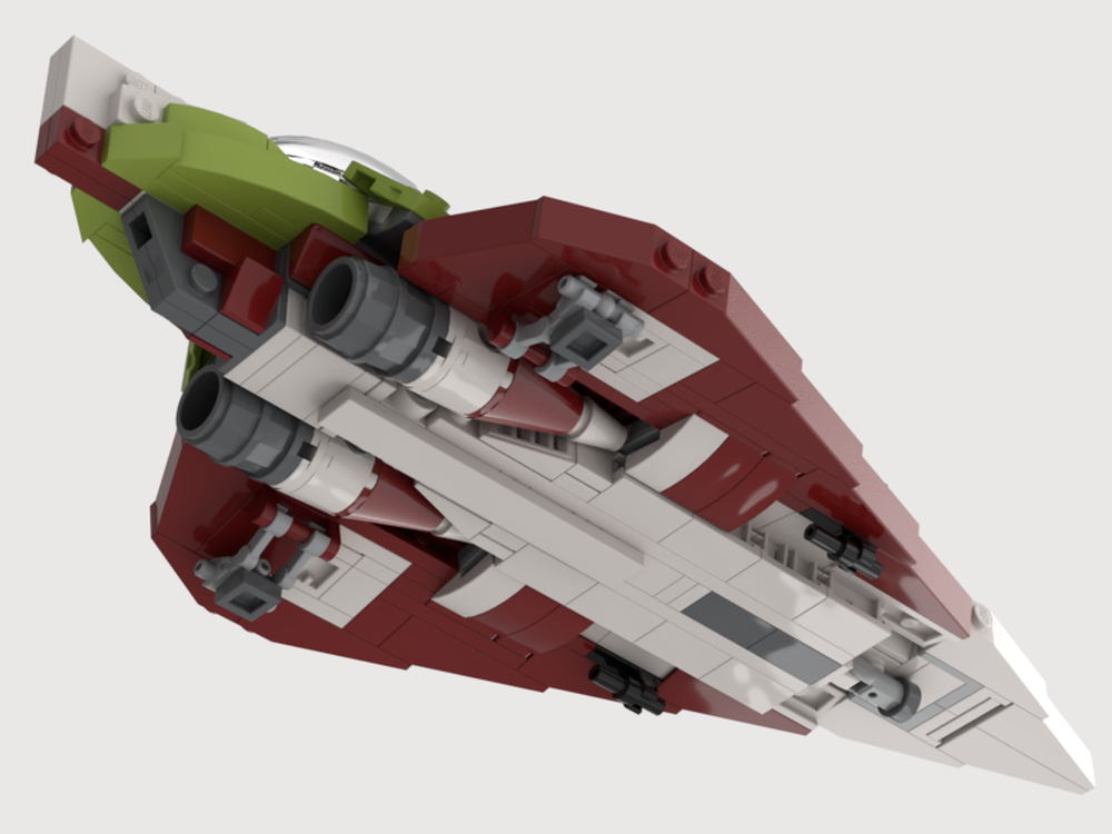 Lego Moc Delta 7 Starfighter By Simonelovisa01 Rebrickable Build