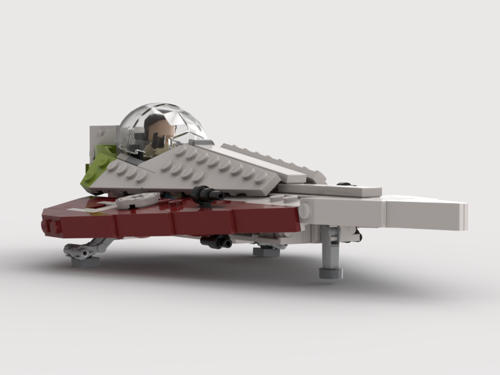 Lego Moc Delta 7 Starfighter By Simonelovisa01 Rebrickable Build