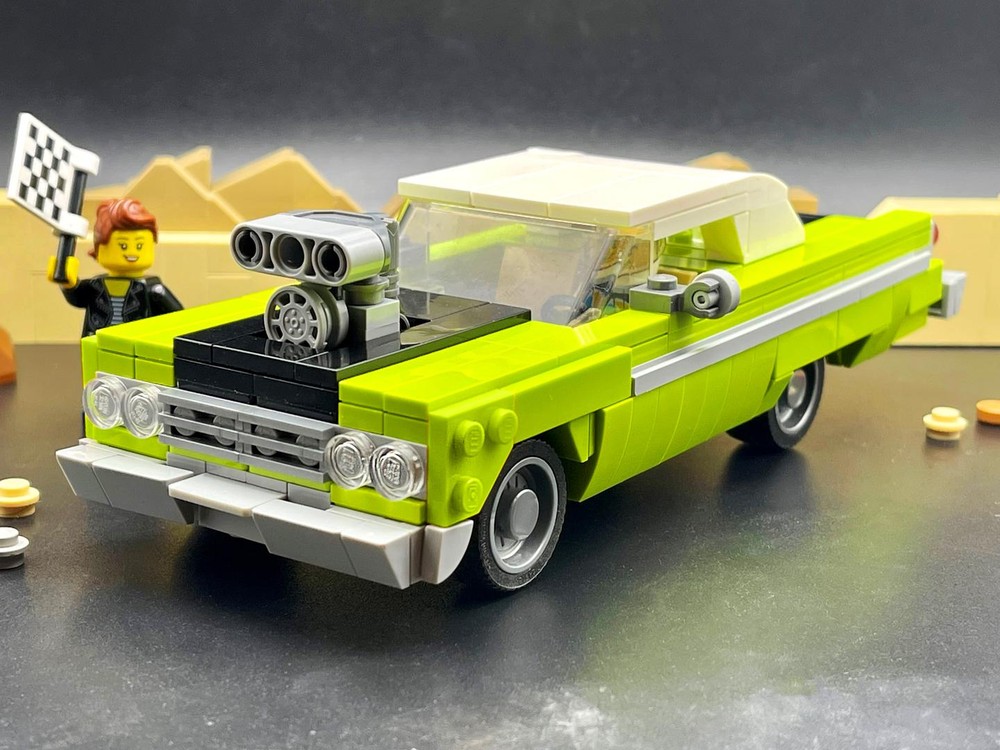 LEGO MOC Built Tough Galaxie - Hot Rod by IBrickedItUp | Rebrickable ...