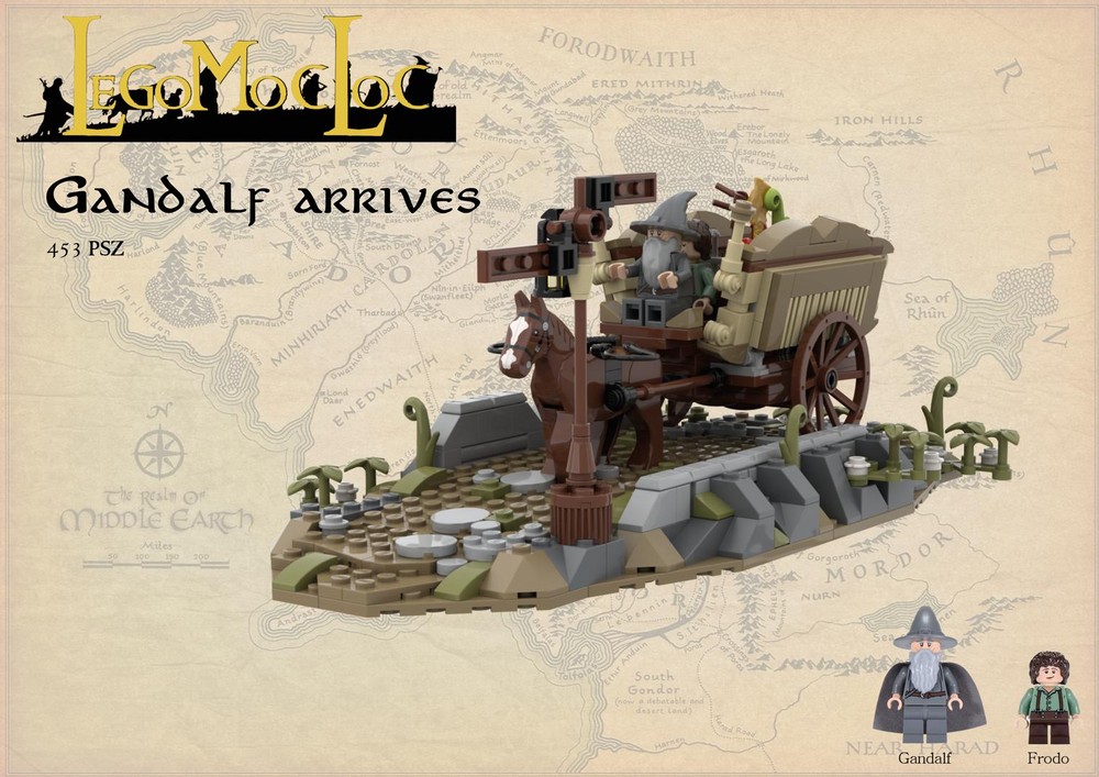 LEGO MOC Gandalf arrives by LegoMocLoc | Rebrickable - Build with LEGO