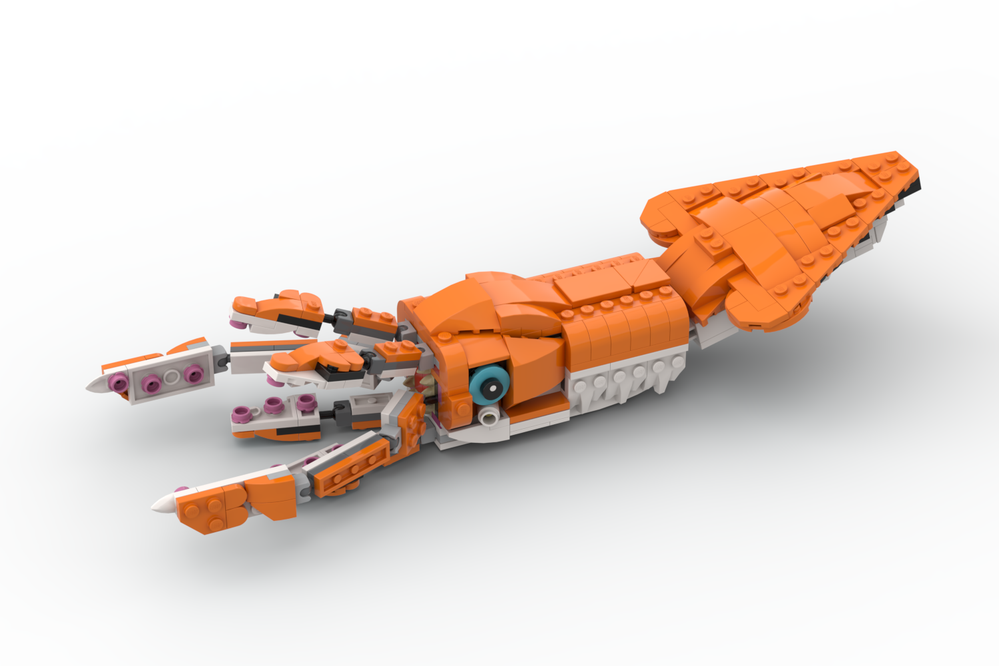 LEGO MOC 31129 Giant Squid by Nequmodiva | Rebrickable - Build with LEGO