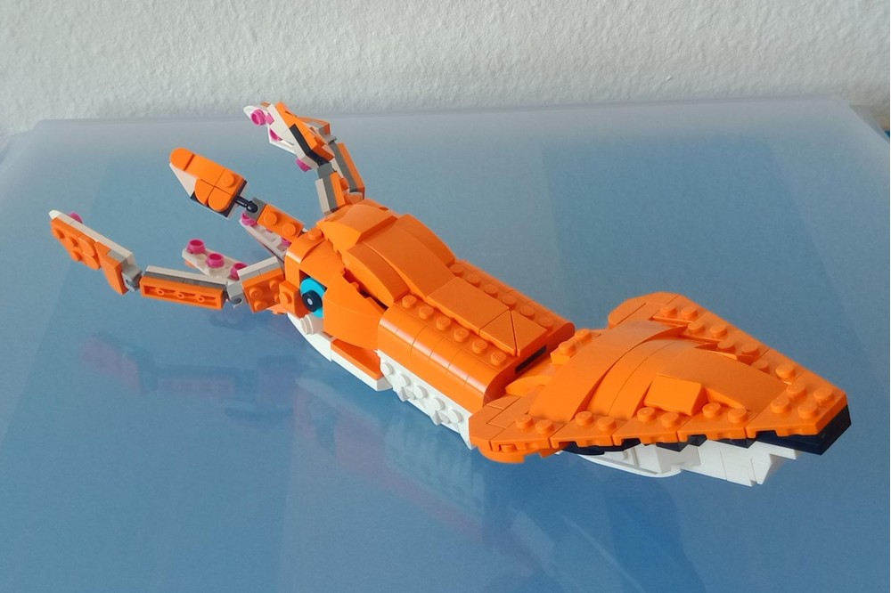 Lego Moc 31129 Giant Squid By Nequmodiva Rebrickable Build With Lego