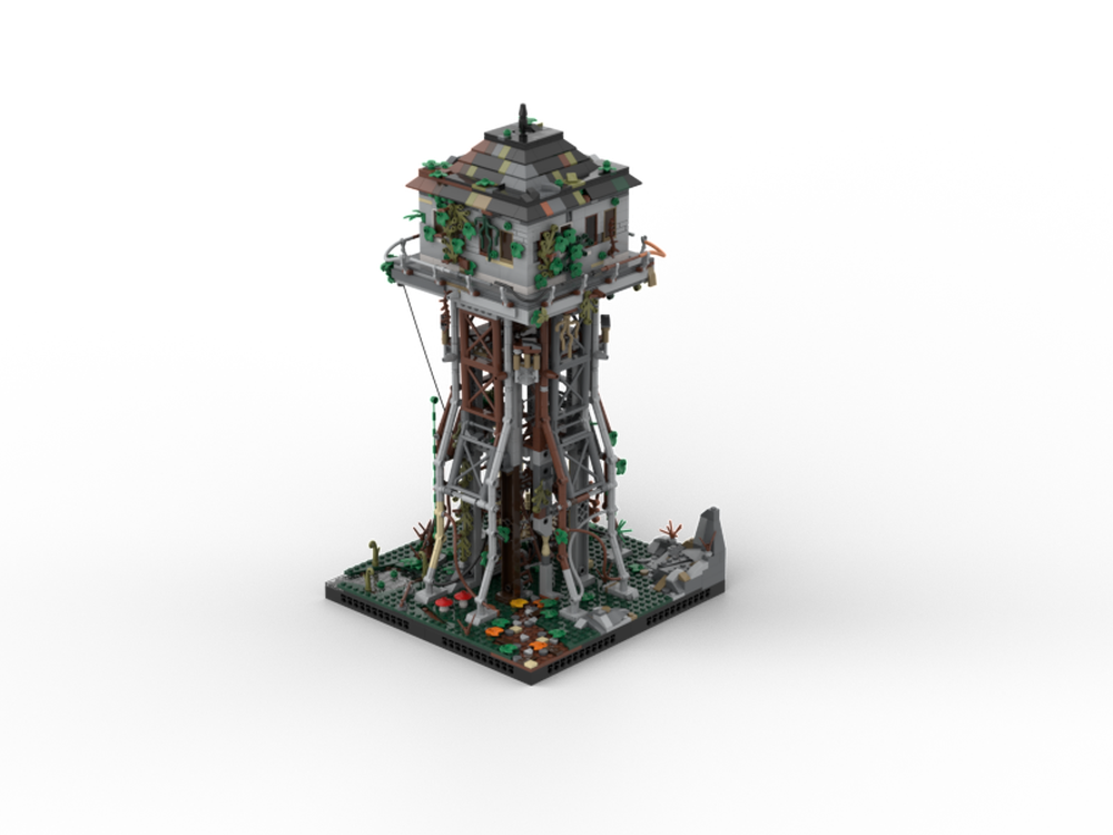 LEGO MOC Abandoned Watchtower by LordAlien | Rebrickable - Build with LEGO