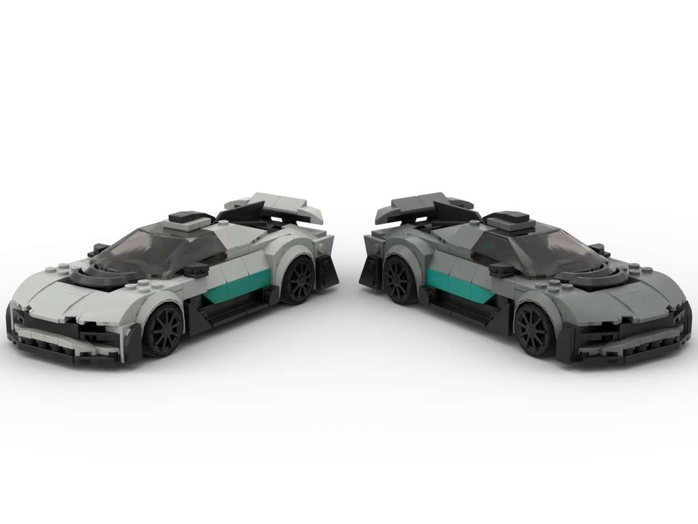 LEGO MOC Mercedes-AMG Project One - dark bluish gray edition by meregt ...