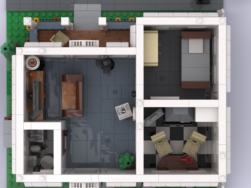 Lego Moc Modular House By Mainebricks Rebrickable Build With Lego