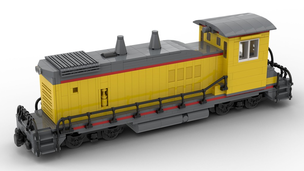 LEGO MOC Diesel locomotive - EMD MP15 Diesel Engine Union Pacific ...