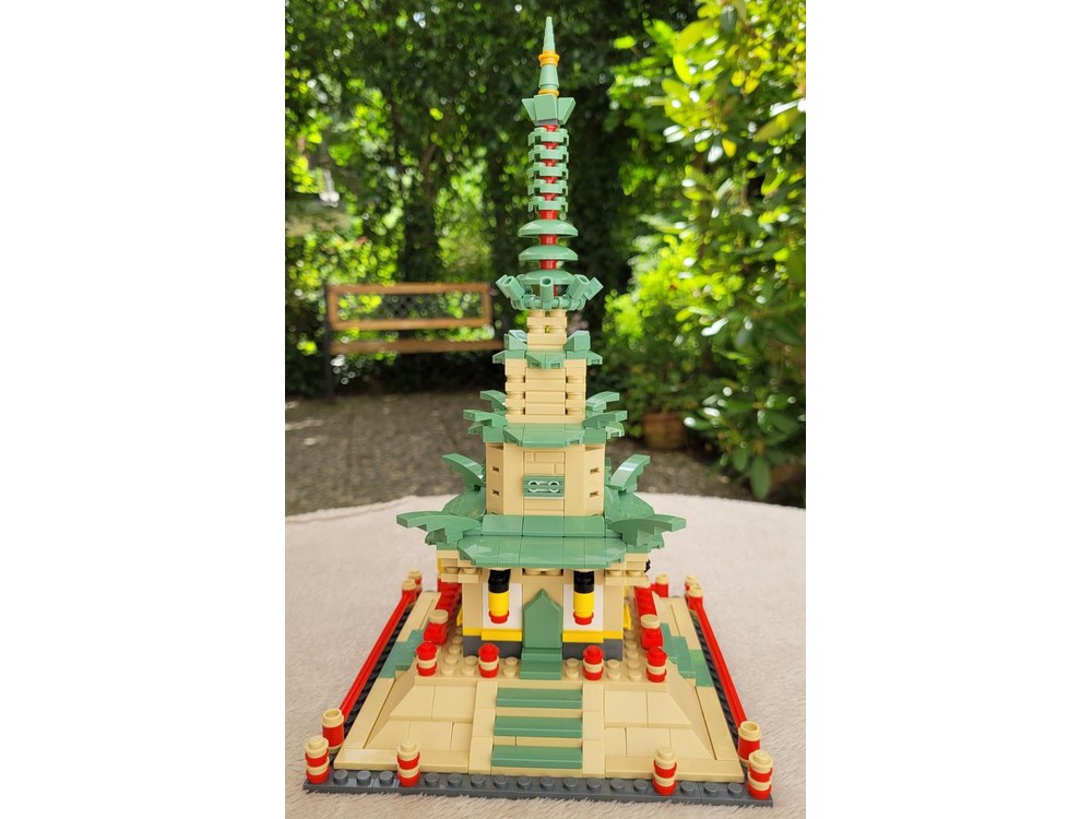 Lego Moc Pagoda By Evenstar071 Rebrickable Build With Lego