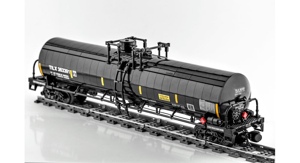 LEGO MOC Trinity Rail 30,300 Gallon Tank car (1:38) by MasterBuilderKTC ...